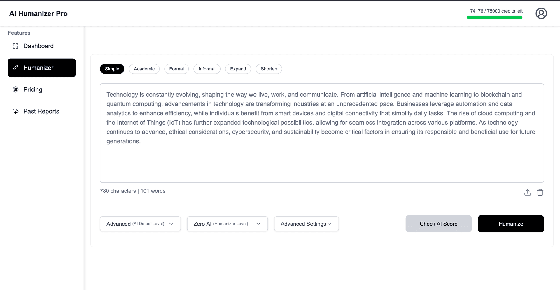 AI Humanizer Tool | Bypass AI Detectors - AI Humanizer Pro