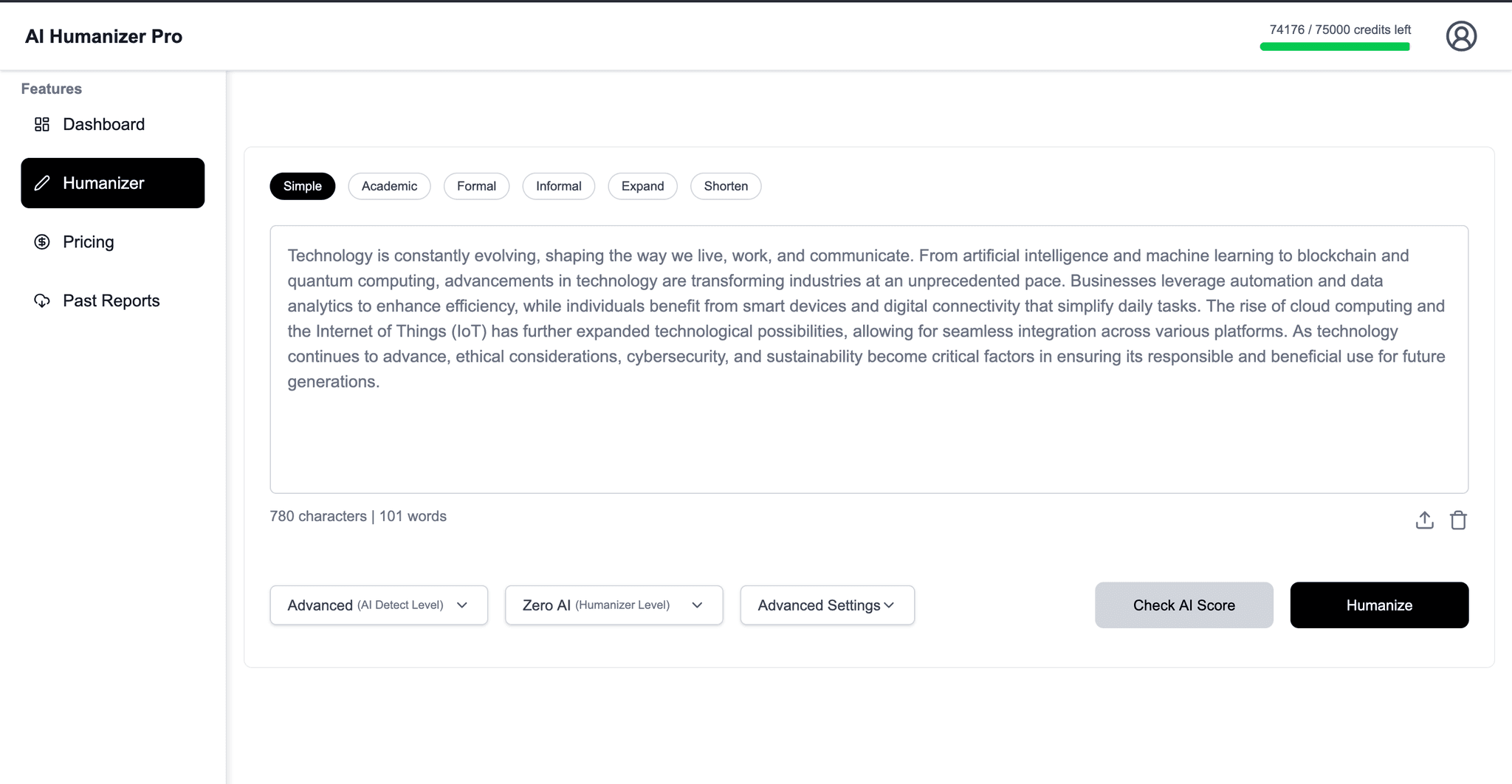 AI Humanizer Tool | Bypass AI Detectors - AI Humanizer Pro
